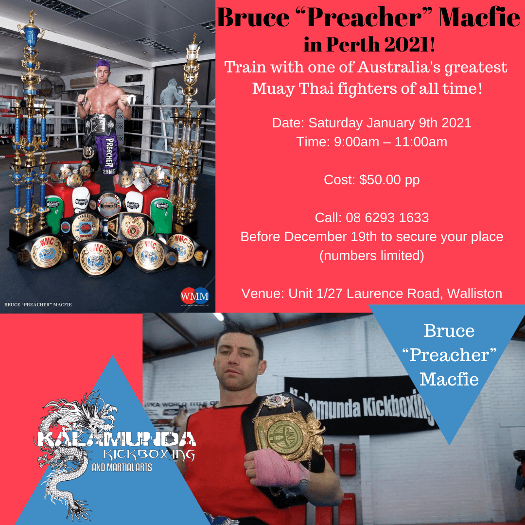 Bruce “Preacher” Seminar - Kalamunda Kickboxing & Martial Arts