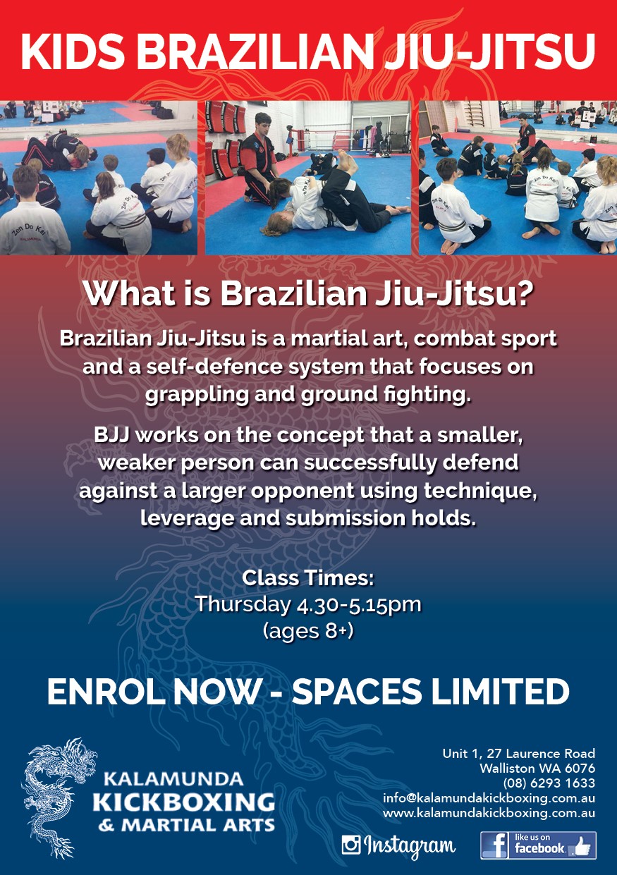 Kids Brazilian Jiu-Jitsu - Kalamunda Kickboxing & Martial Arts